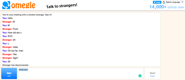 omegle chat